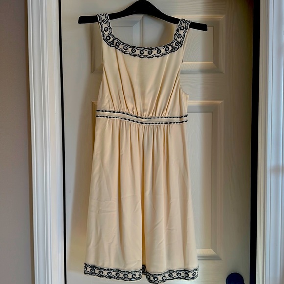 Susana Monaco | Dresses | Susan Monaco Off White Dress With Beading ...